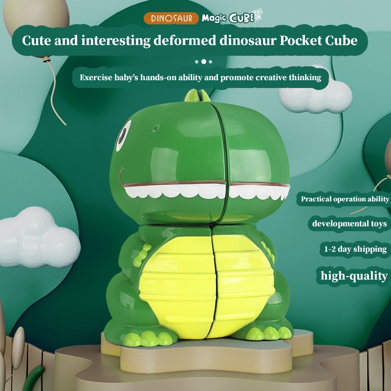 Second-order Dinosaur Rubik's Cube Metamorphic Toys Unique Dinosaur ...