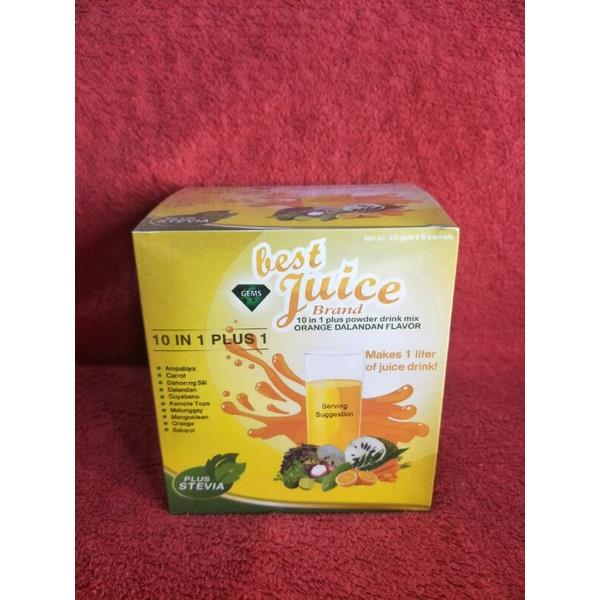 GEMS BEST JUICE 10 in 1 plus powder drink mix ORANGE DALANDAN FLAVOR ...