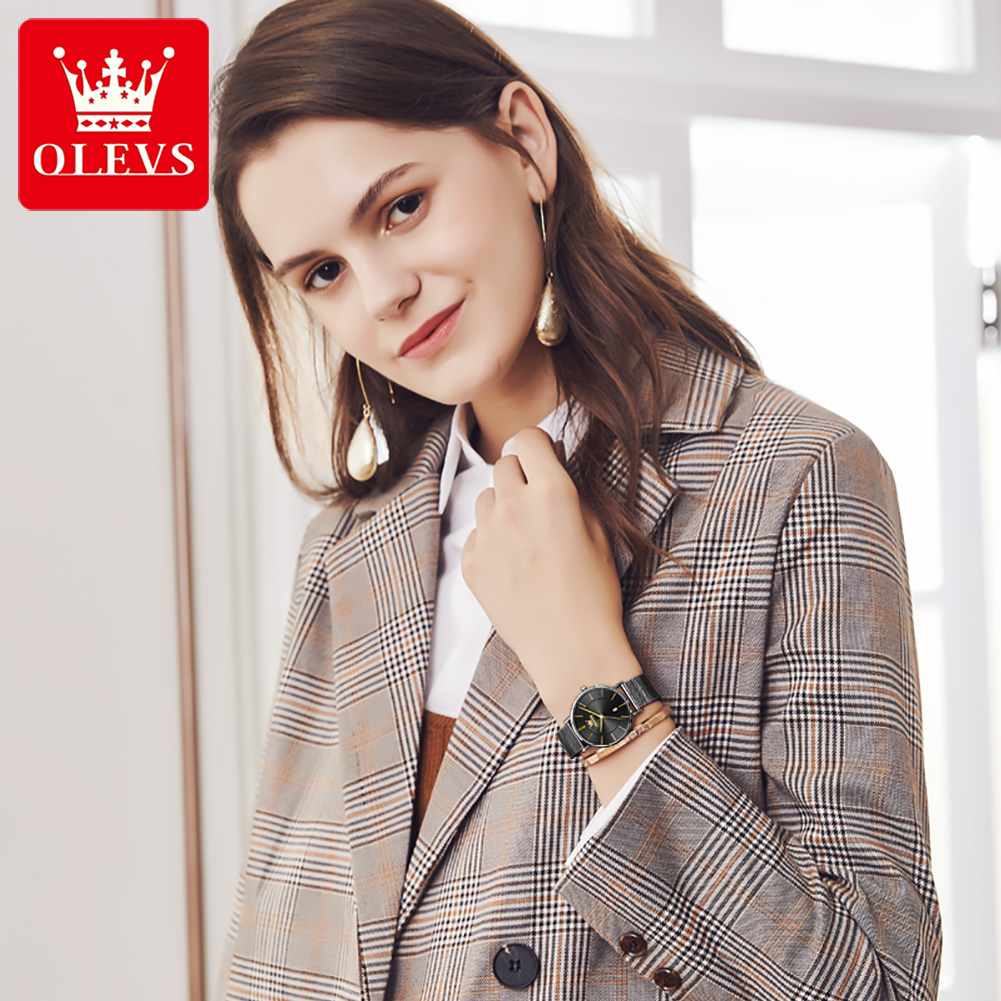 OLEVS Relo Rose Gold Watch for women 3ATM Water Proof Original INS Hot ...