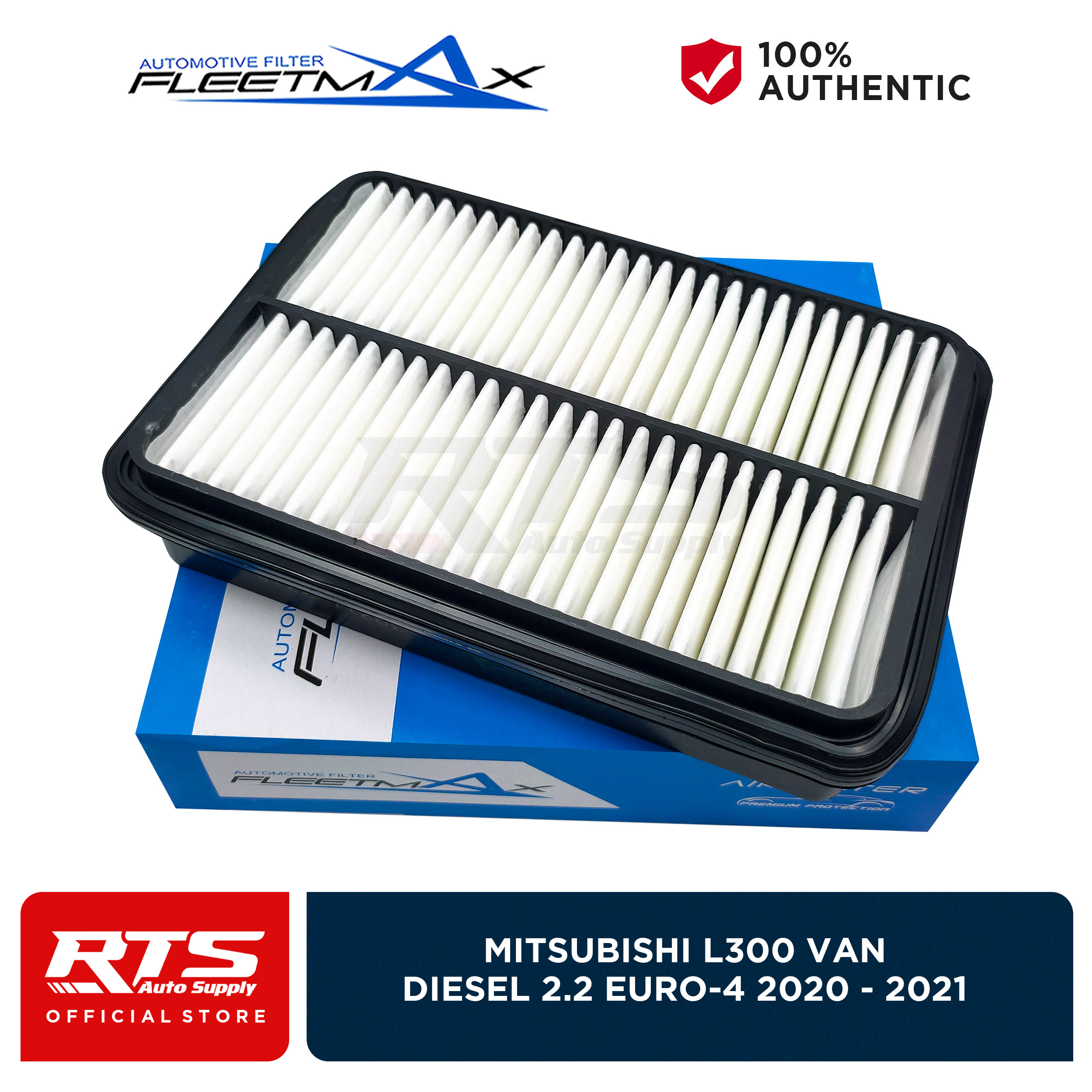 Fleetmax Engine Air Filter for Mitsubishi L300 Van Diesel 2.2 Euro 4 ...