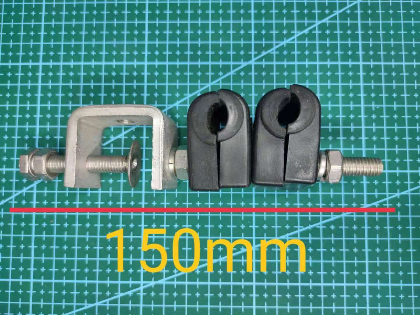 Heavy Duty Stainless Cable Clamp For Power Cable And Fiber Cable heavy-duty-stainless-cable-clamp-for-power-cable-and-fiber-cable