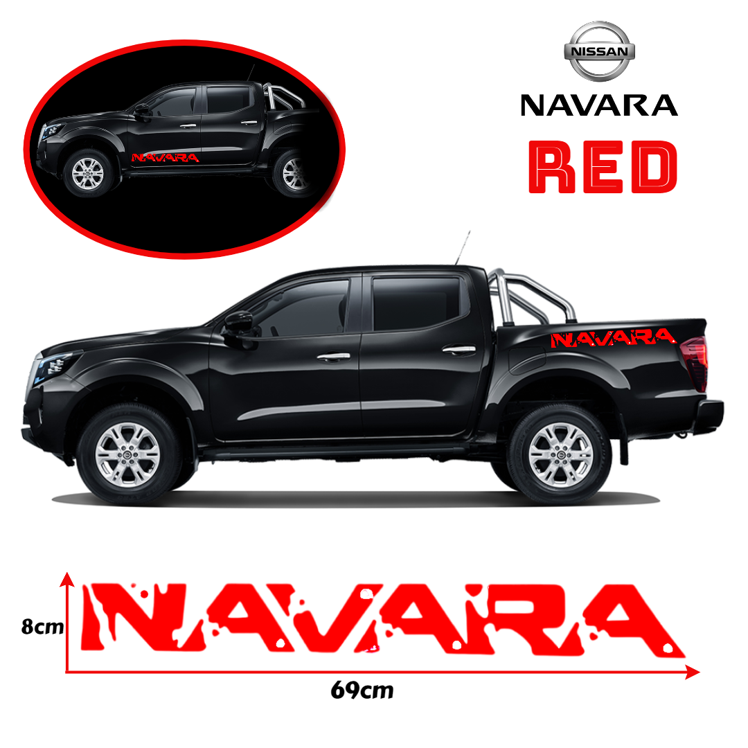 CP 1Pc NISSAN NAVARA Car Decals Sticker Design for Side Doors Car Side ...