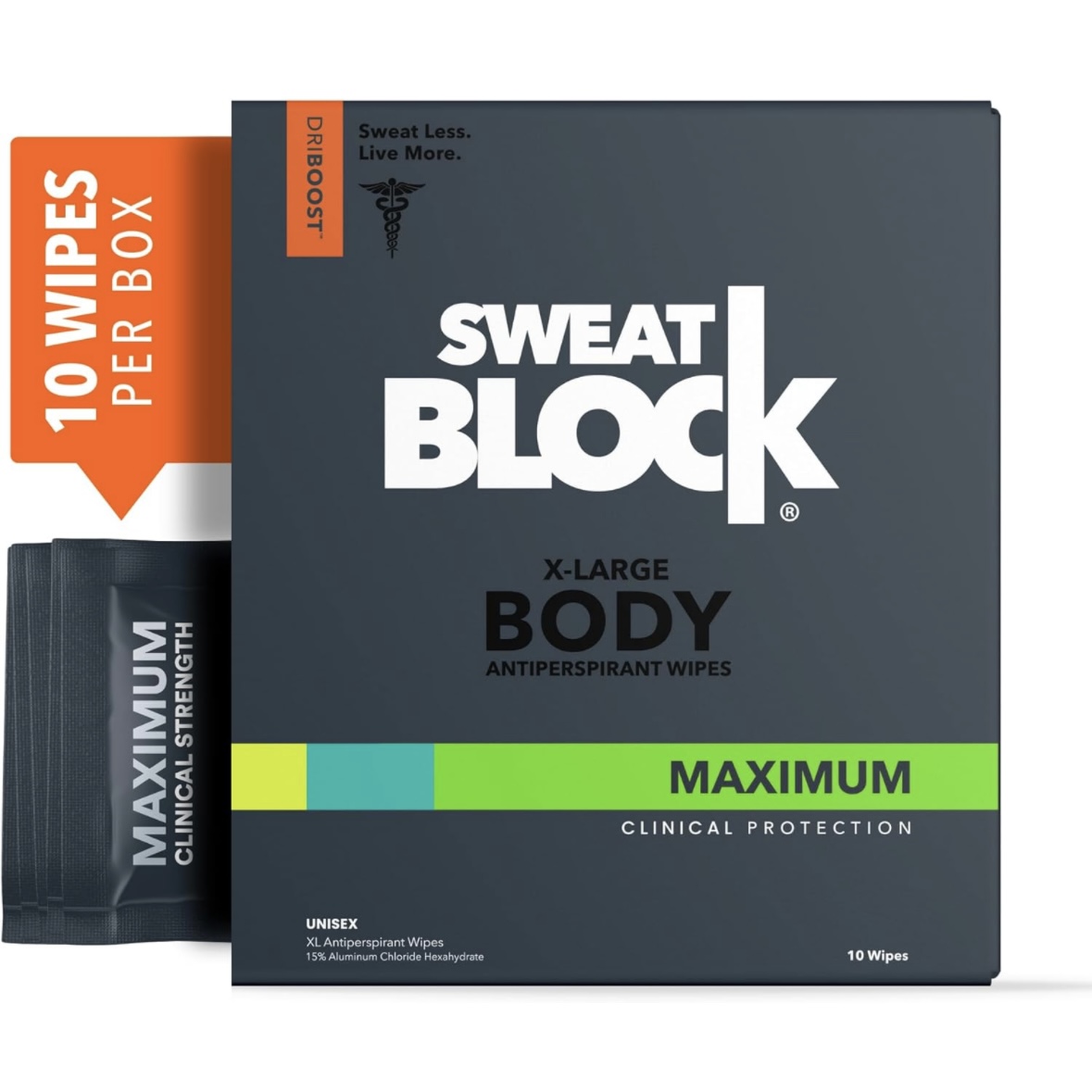 Sweatblock Clinical Strength Antiperspirant for Hyperhidrosis EXP May ...