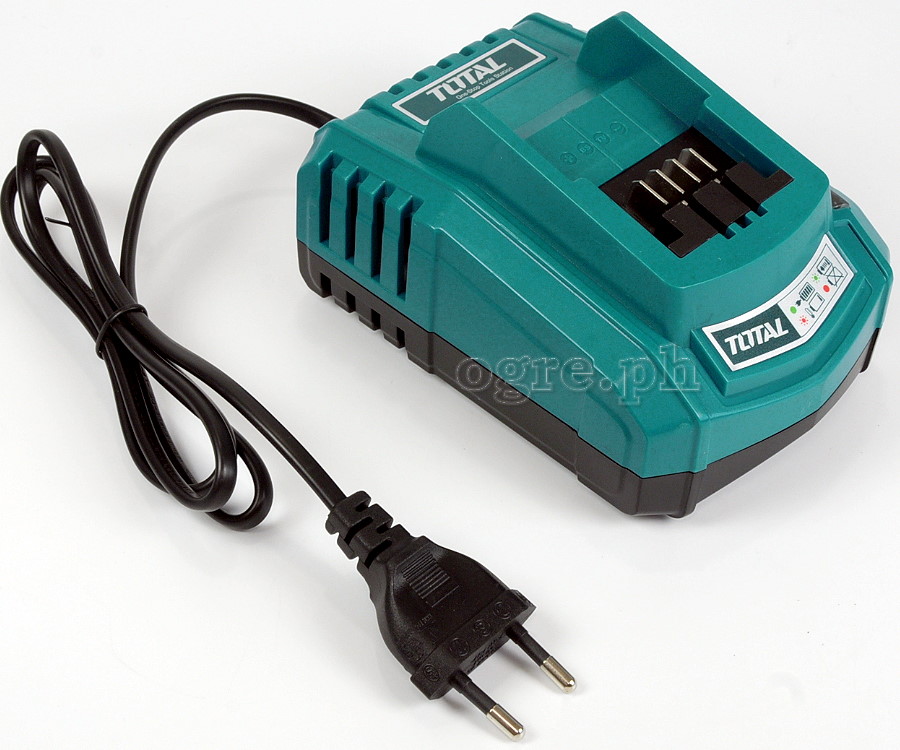 Total TFCLI2001 Fast Intelligent Charger for 20V Li-Ion Batteries ...