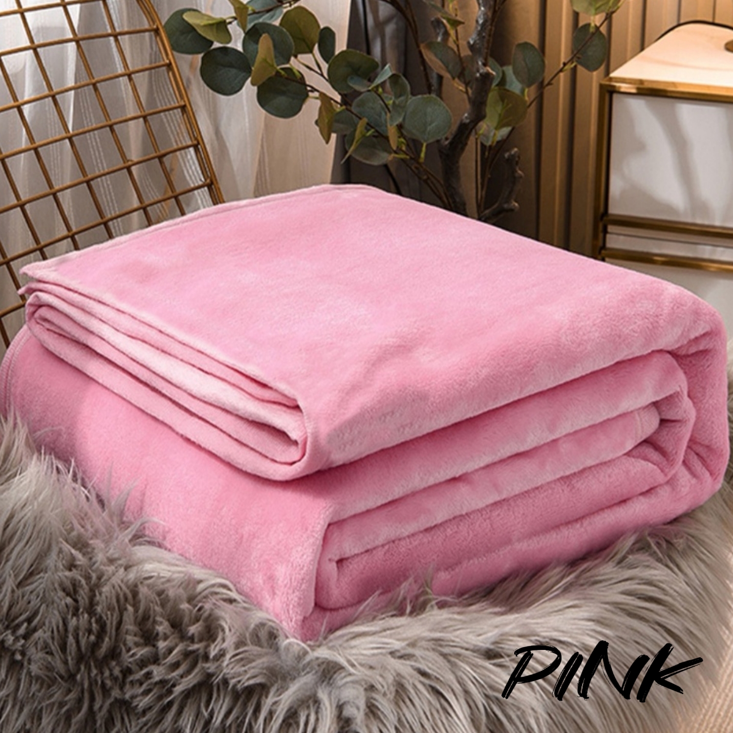 Blanket Plain Microfiber Home,Hotel and Resort Soft Plain Fiber ...