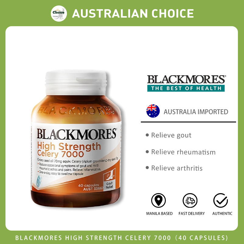Blackmores High Strength Celery 7000mg 40 Tablets | Lazada PH
