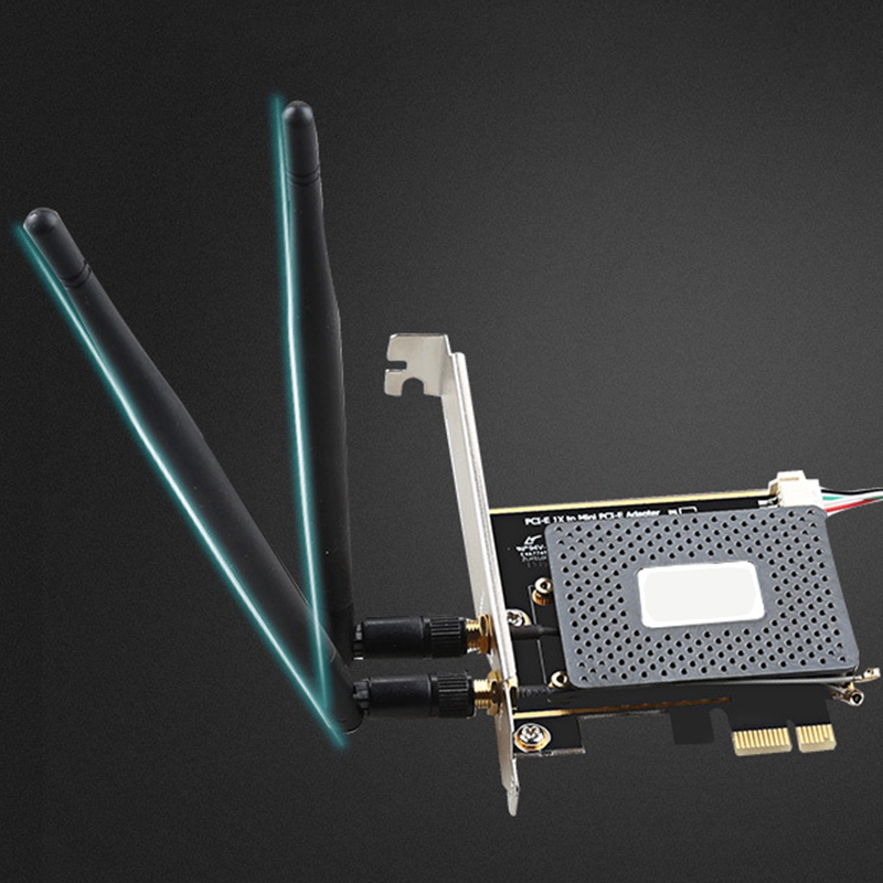 MINI PCIE Desktop Wifi Adapter PCI-E X1 Wireless WiFi Network Adapter ...