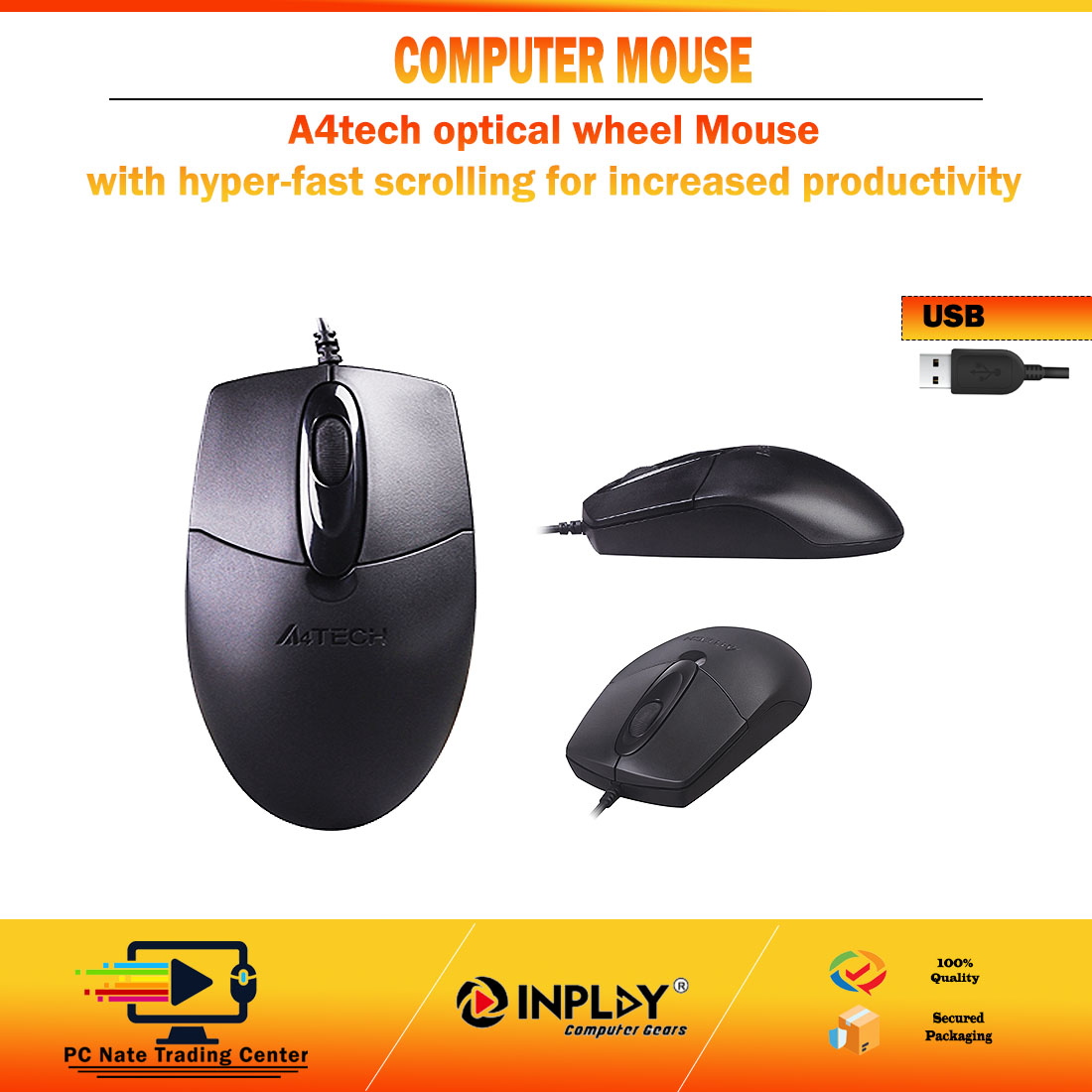A4Tech Mouse OP-720/ OP-330 USB Optical Original | Lazada PH