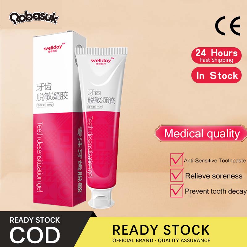 Robasuk Wellday Toothpaste Anti-Sensitive Tooth prevent tooth decay ...