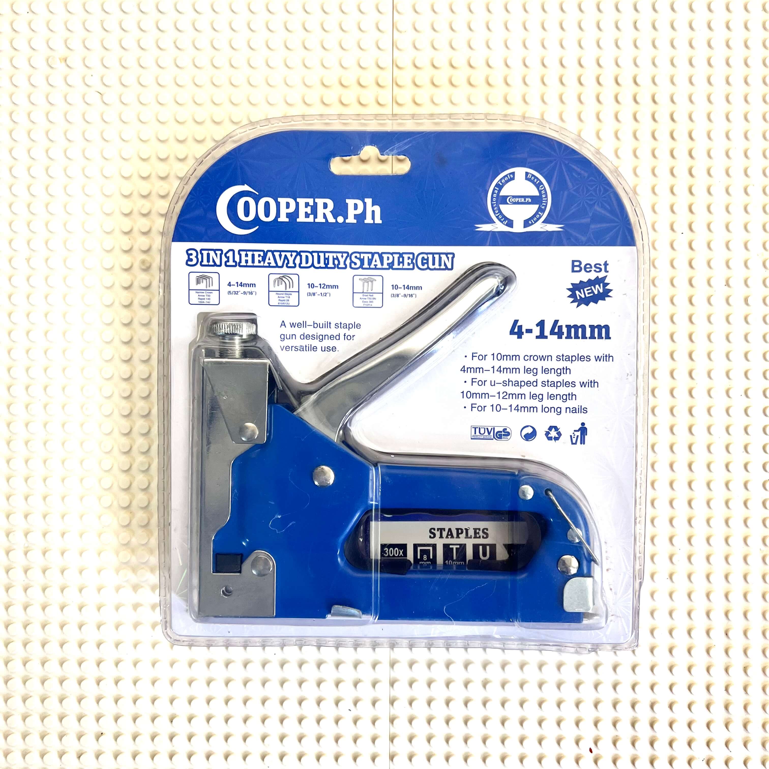 Cooper.ph 3 in 1 Heavy duty staple gun tacker free staples wire | Lazada PH