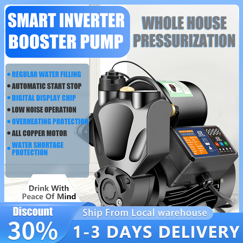 Automatic Booster Pump 400W Intelligent Automatic Pump Pipeline Booster ...