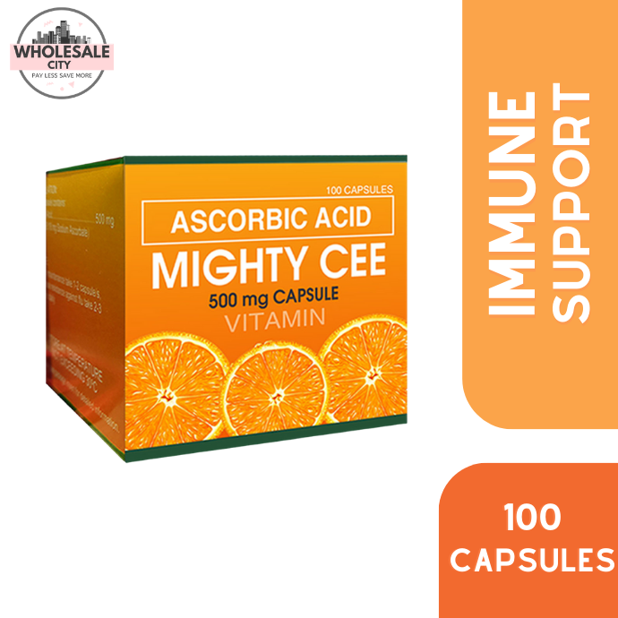 MIGHTY CEE 500MG CAP (ASCORBIC ACID) VITAMIN C CAPSULE | Lazada PH