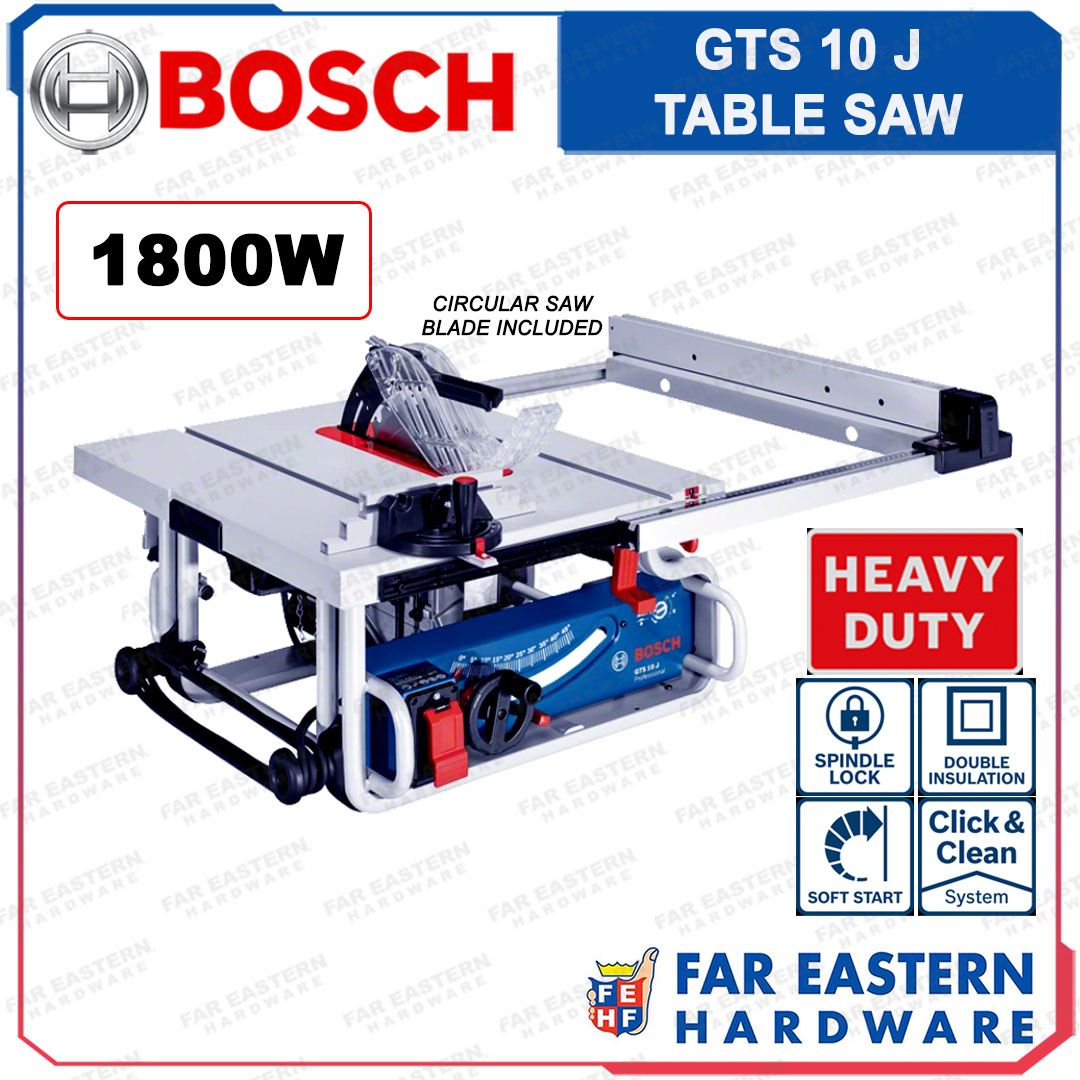 BOSCH GTS 10 J Table Saw 1800W RBPTCD | Lazada PH