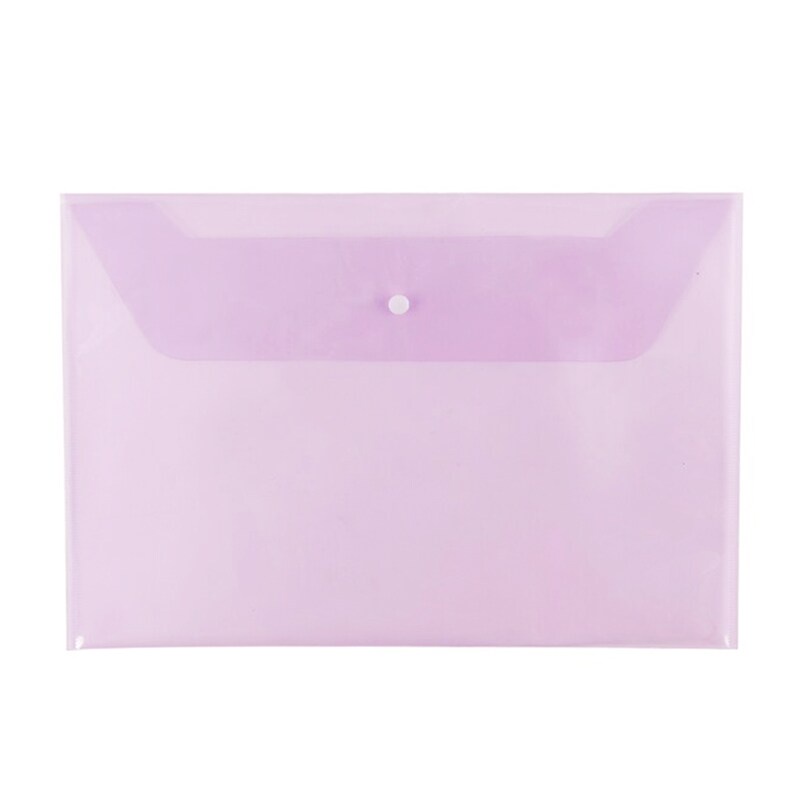 Plastic File Envelope Documents Folder with Label Pocket and Snap ...