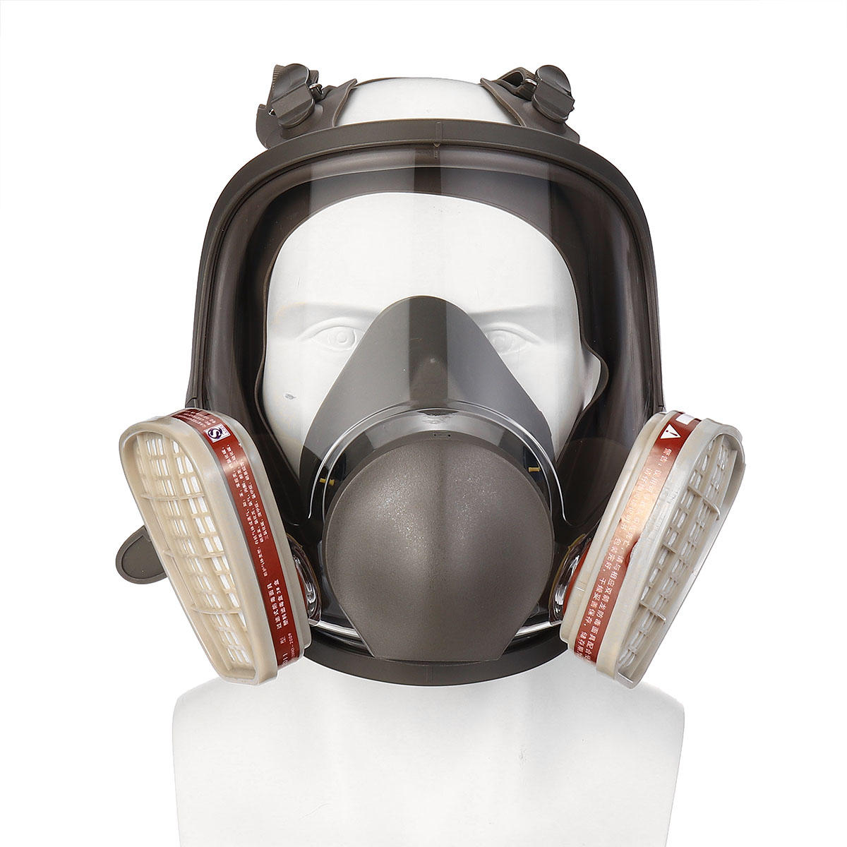 Facemask, Full-Face Gas Mask 6800 Face-piece Respirator for Painting ...