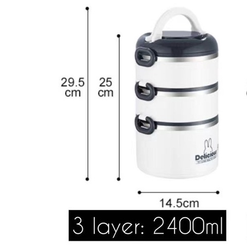 Leakproof Stainless Steel Stackable Large Capacity Thermal Food ...