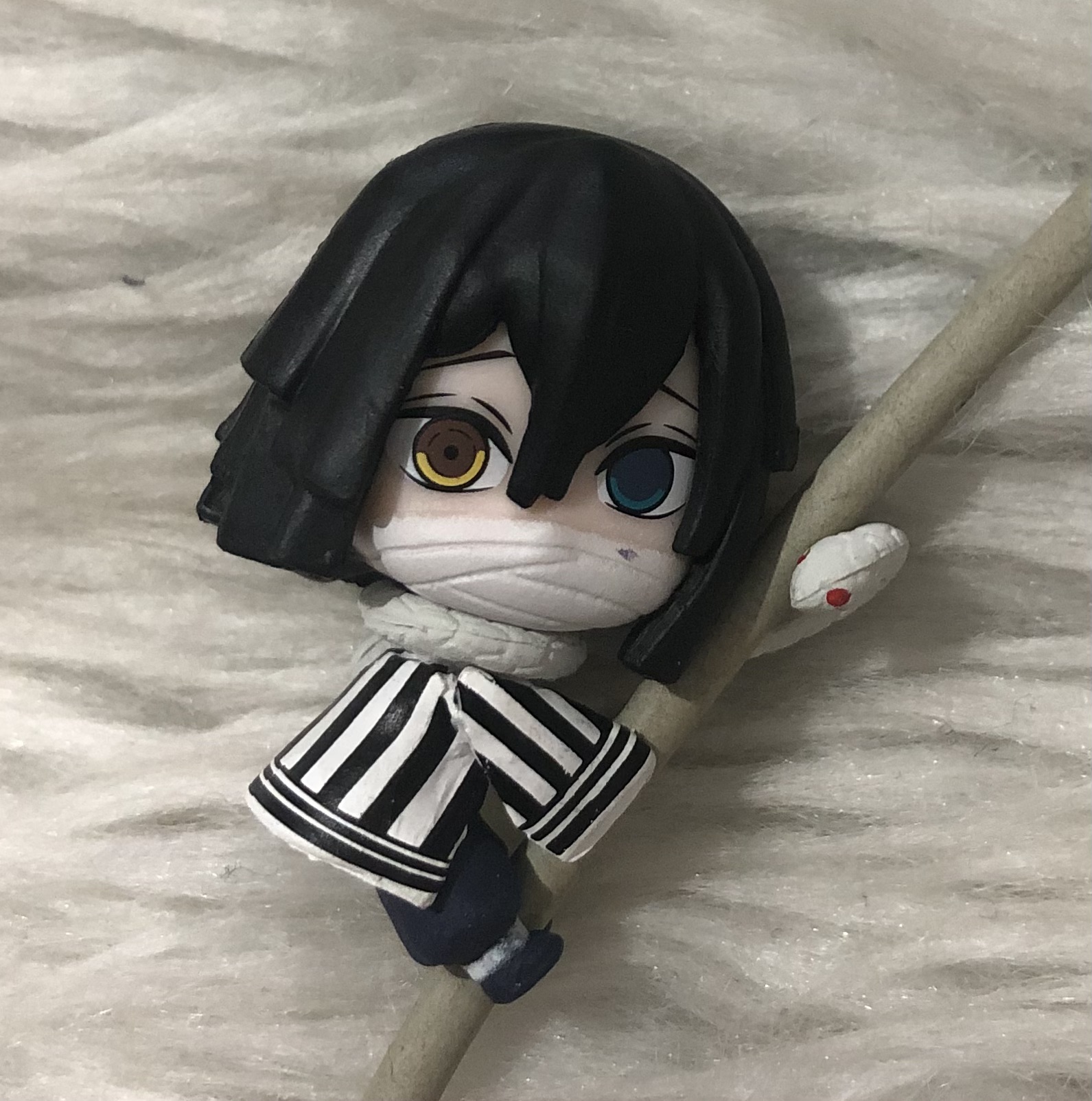 Demon Slayer Hugcot 2 Figure Cable Accessory - Obanai Iguro - Japan ...