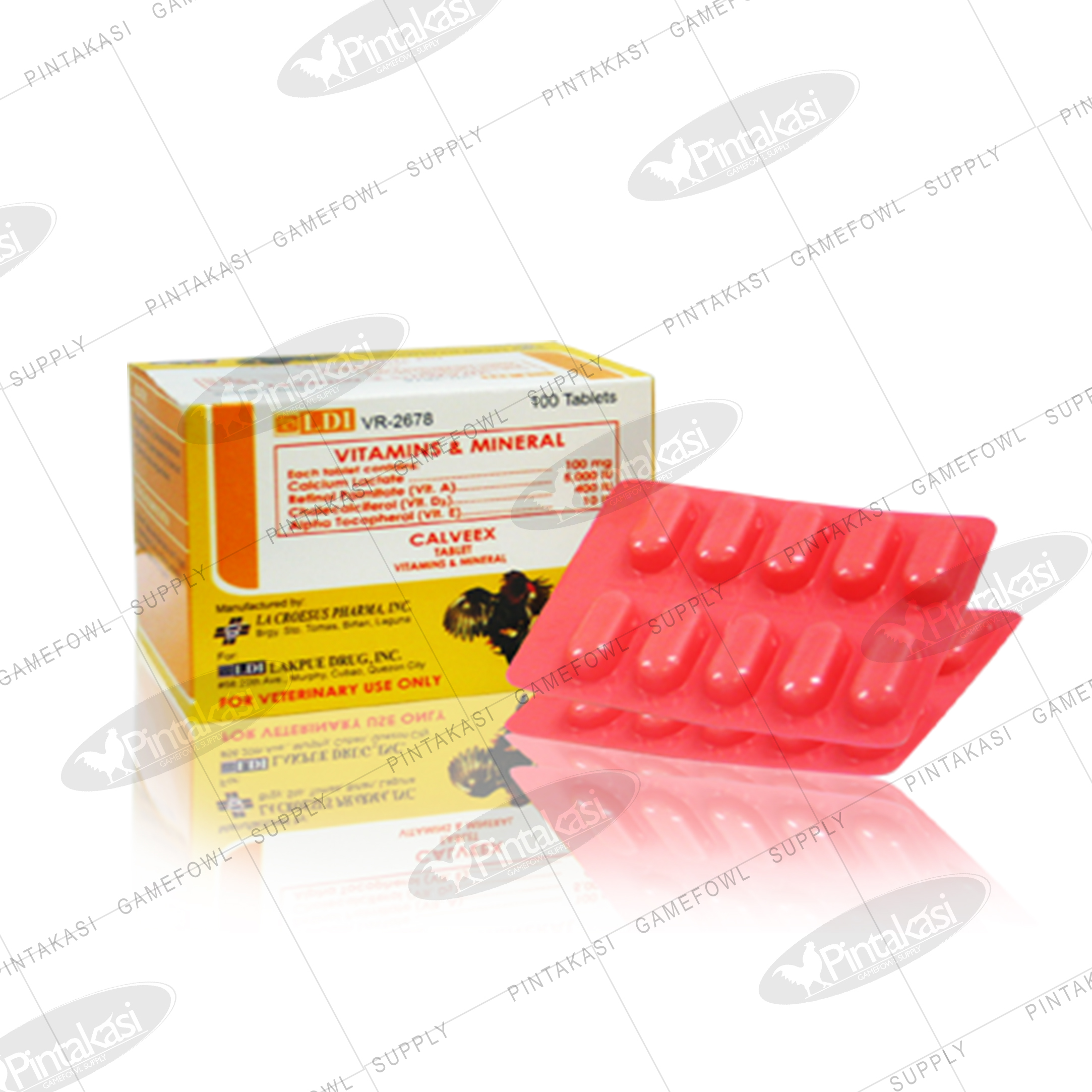 100 tablets of LDI Calveex Calcium Vitamin ADE Vitamins A D E (October ...