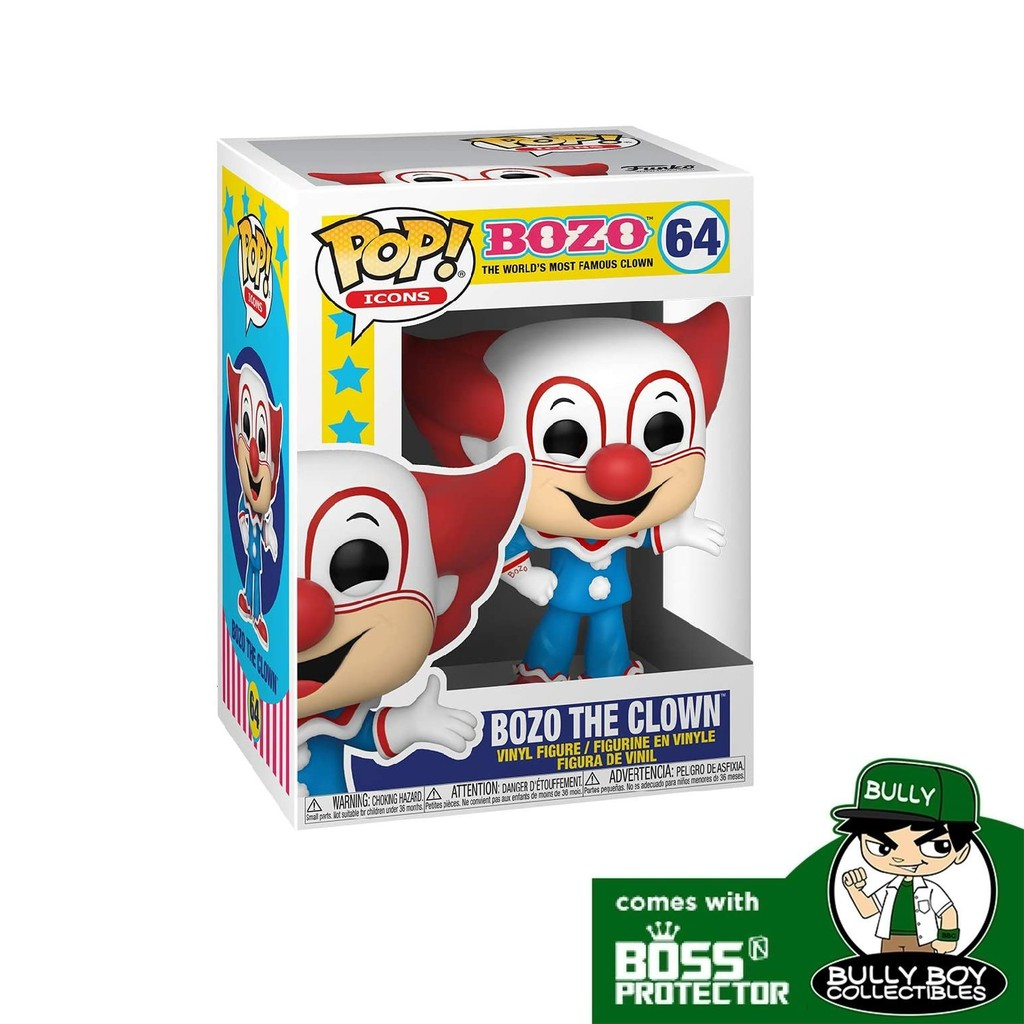 POP! Icons: Bozo - Bozo The Clown 64 With Boss Protector [Sold by Bully ...