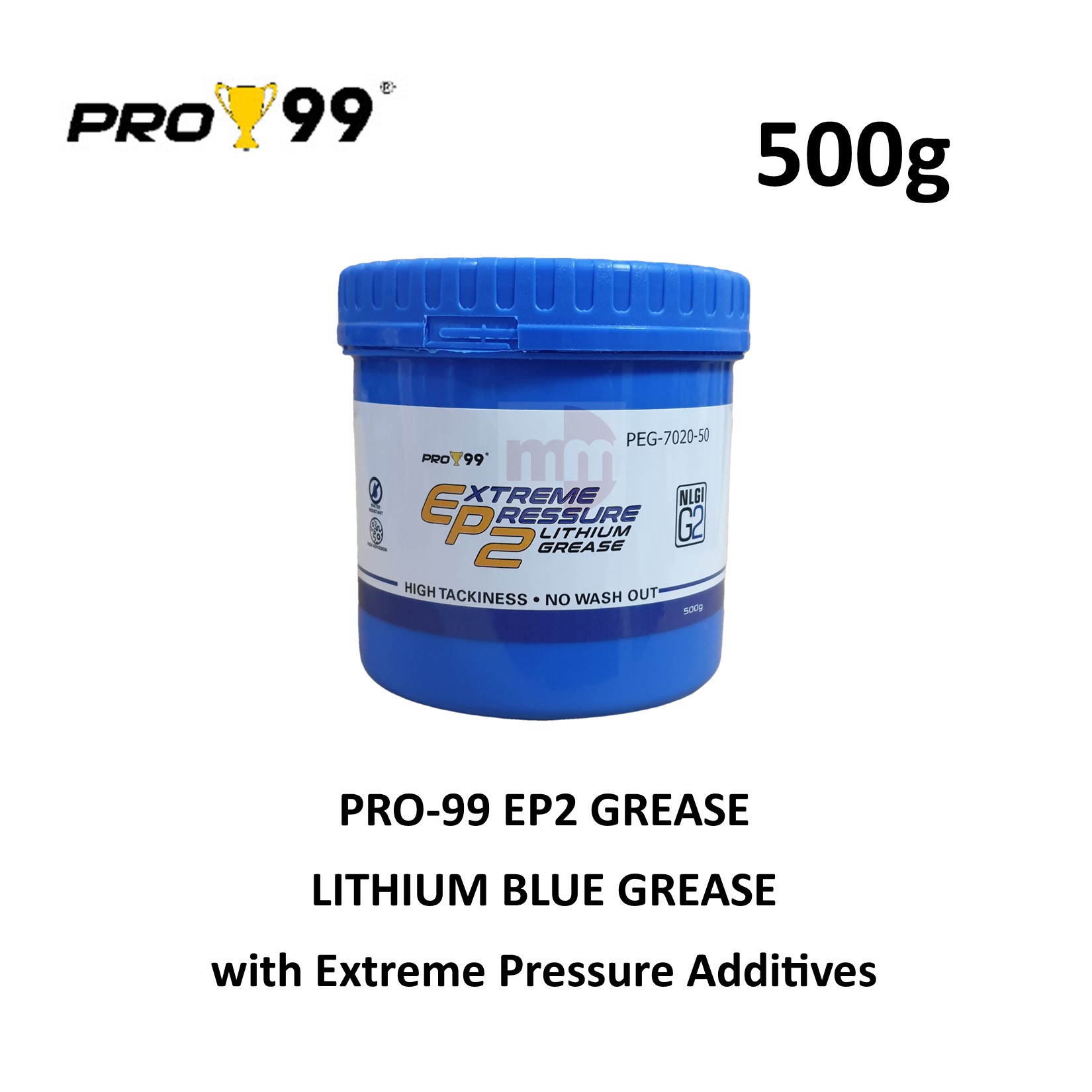 PRO-99 EP2 LITHIUM BLUE GREASE with EXTREME PRESSURE ADDITIVES 500 ...