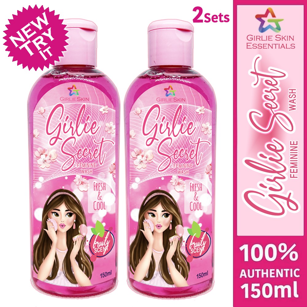 Set of 2 Feminine Wash by Girlie Secret 150ml | Lazada PH