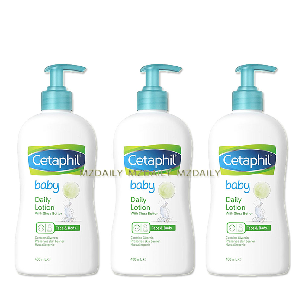 ( SET OF 3 ) Cetaphil Baby Daily Face and Body Lotion with Organic ...