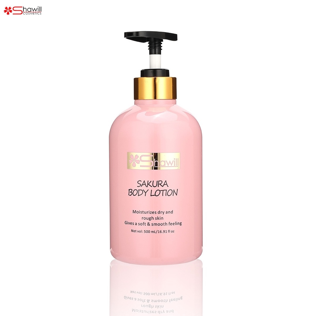 lecs12 Shawill Shampoo Conditioner Shower Gel Body Lotion 500ml Sakura ...