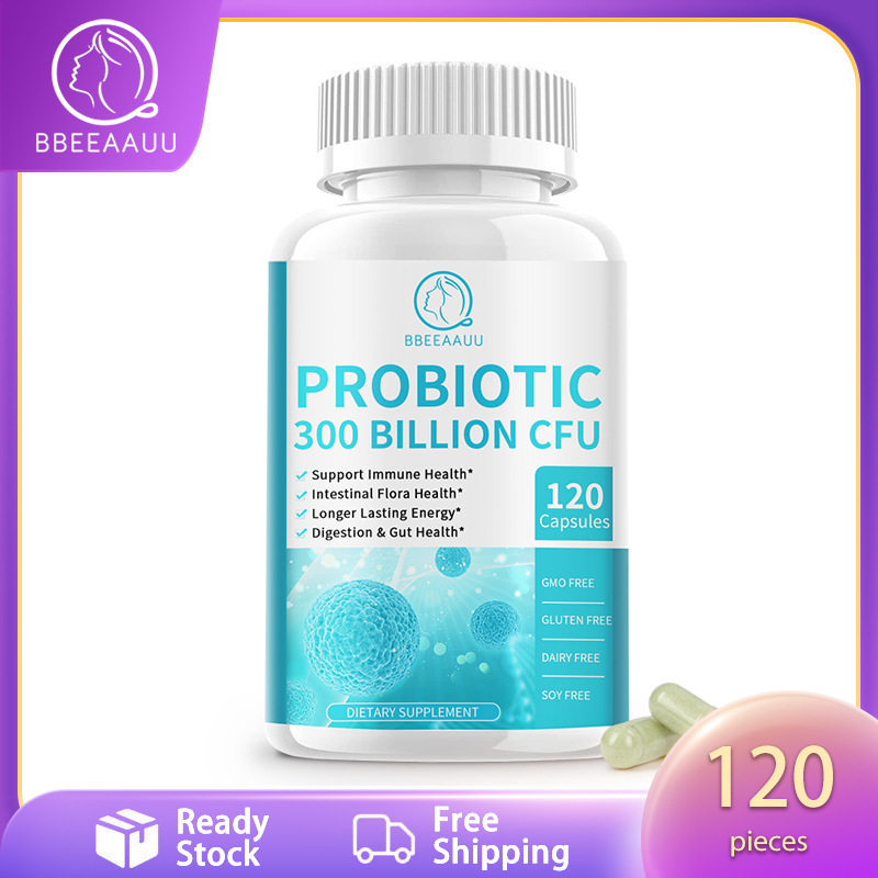 Bbeeaauu Probiotics Capsules for Women - 300 Billion CFU Probiotic, 30 ...