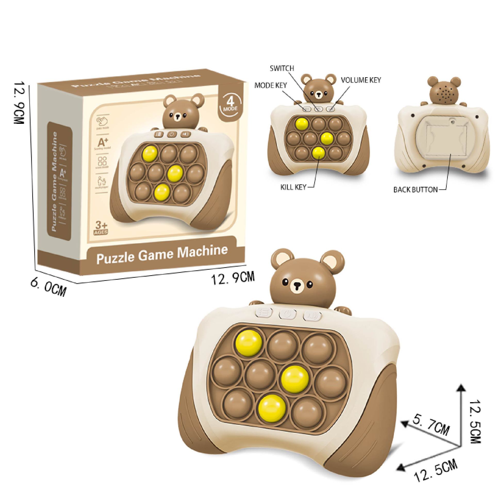 Quick Push Game Console 4 modes Speed Push quick Pop It Game Machine Educational Toys | Lazada PH