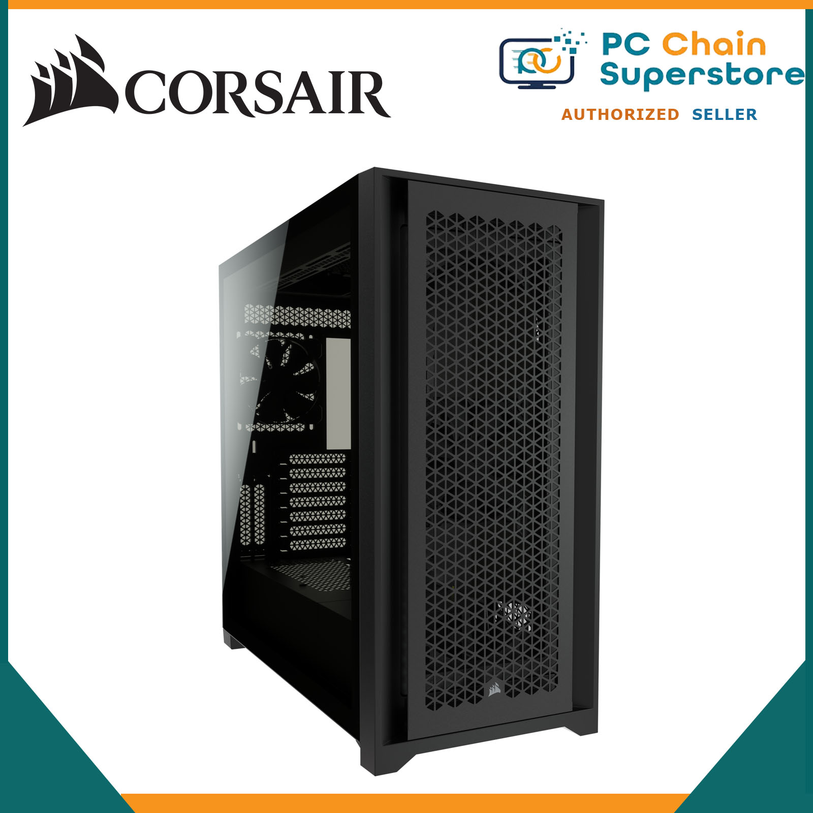 Corsair 5000D AIRFLOW Tempered Glass Mid Tower ATX Casing -- Maximum ...