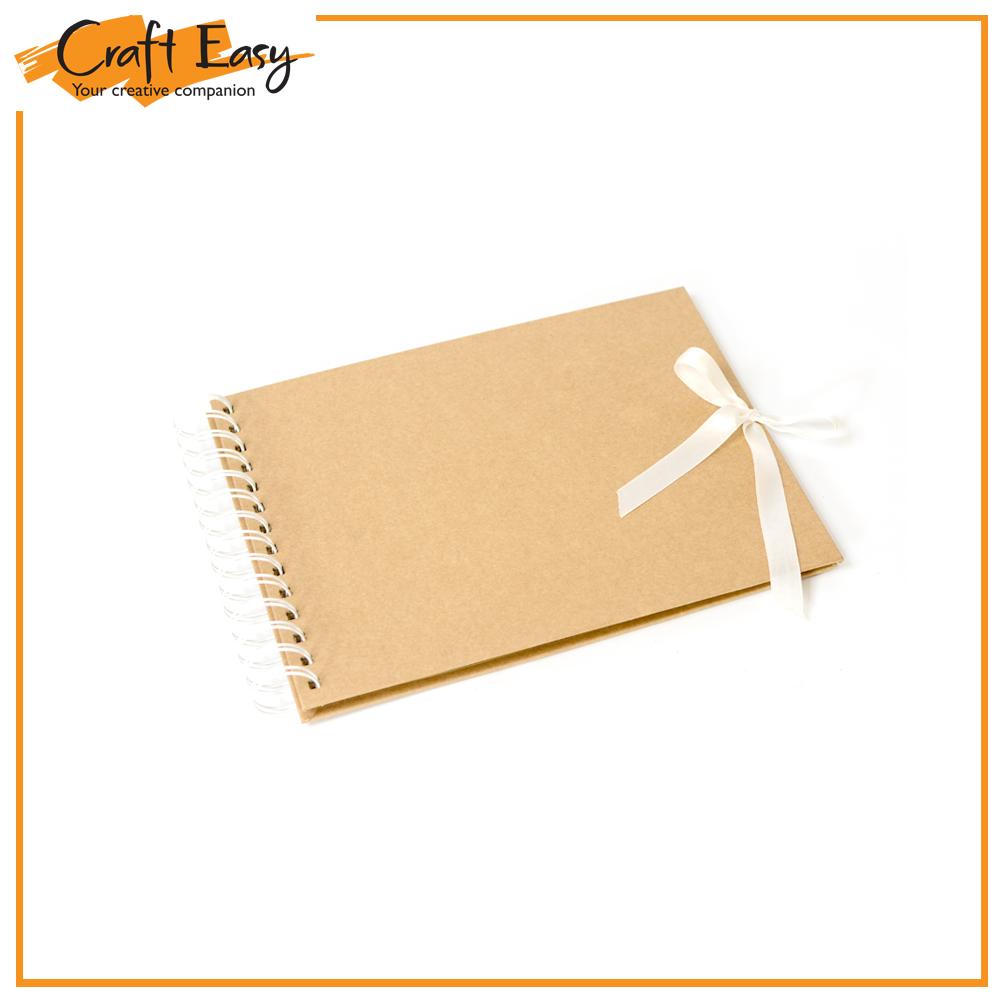 Craft Easy 7x9 Kraft Scrapbook Album (12 Brown Pages) | Lazada PH