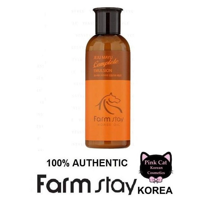 Korean Cosmetics FARM STAY Jeju Mayu Complete Emulsion (200ml) | Lazada PH
