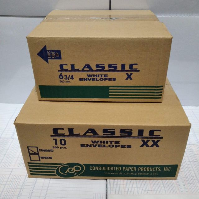 White envelopes short / long | Lazada PH