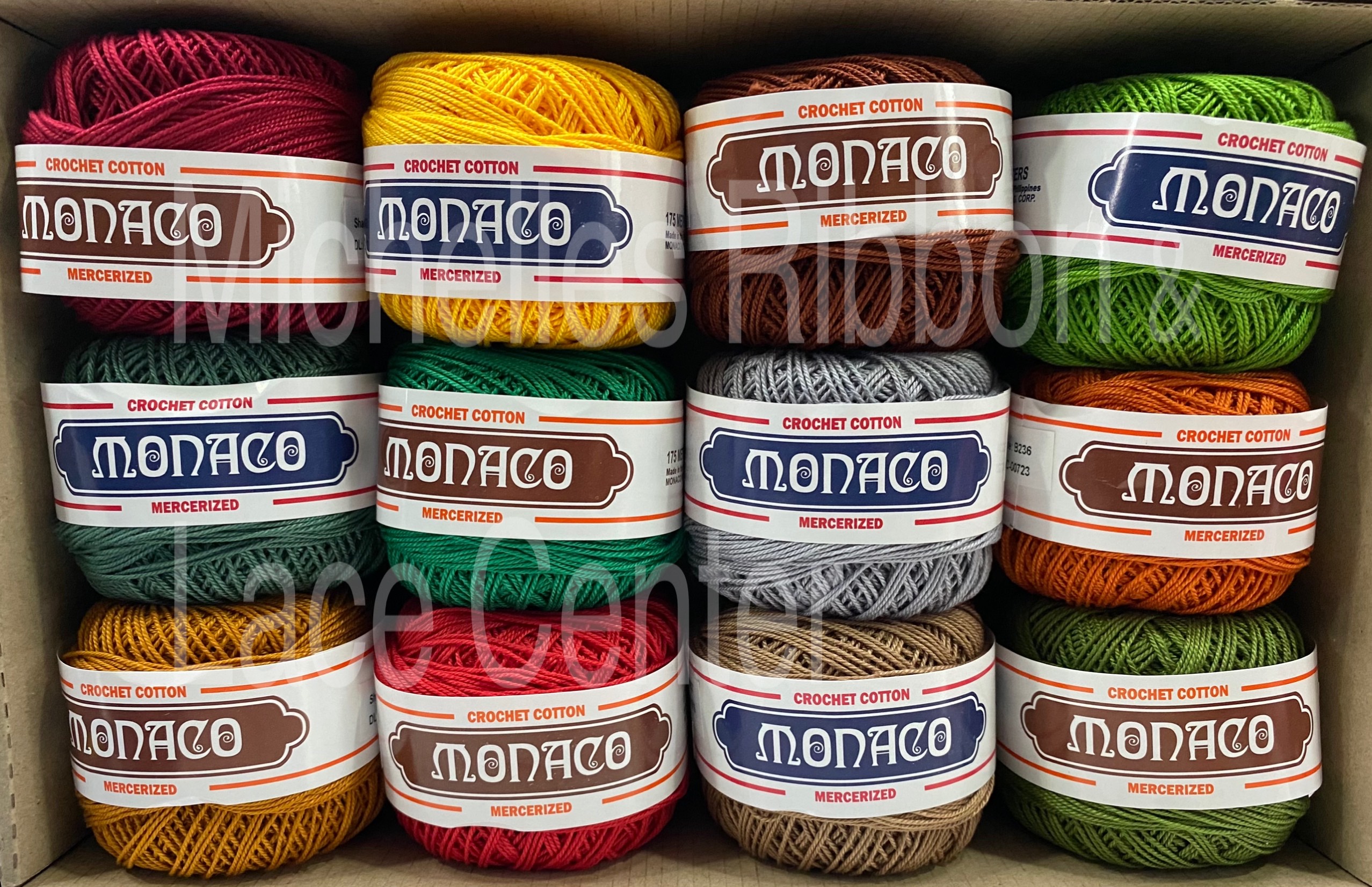 Monaco Crochet 3 Ply Thread (per dozen) | Lazada PH