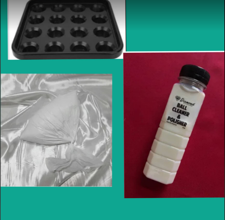 1pc of ball tray,1pc diamond ball cleaner 2kls of talcum powder/gamit ...