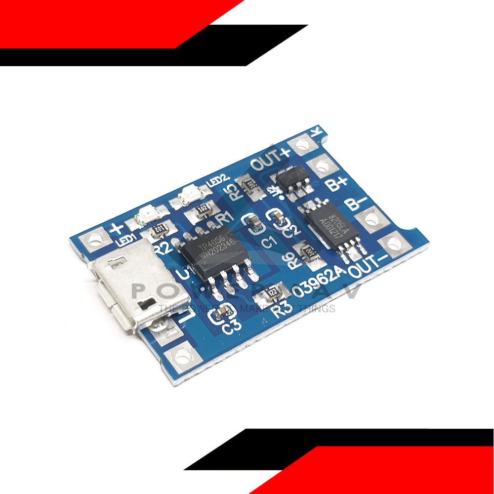 TP4056 with Protection micro usb Micro Mini USB 5V 1A 18650 TP4056 ...