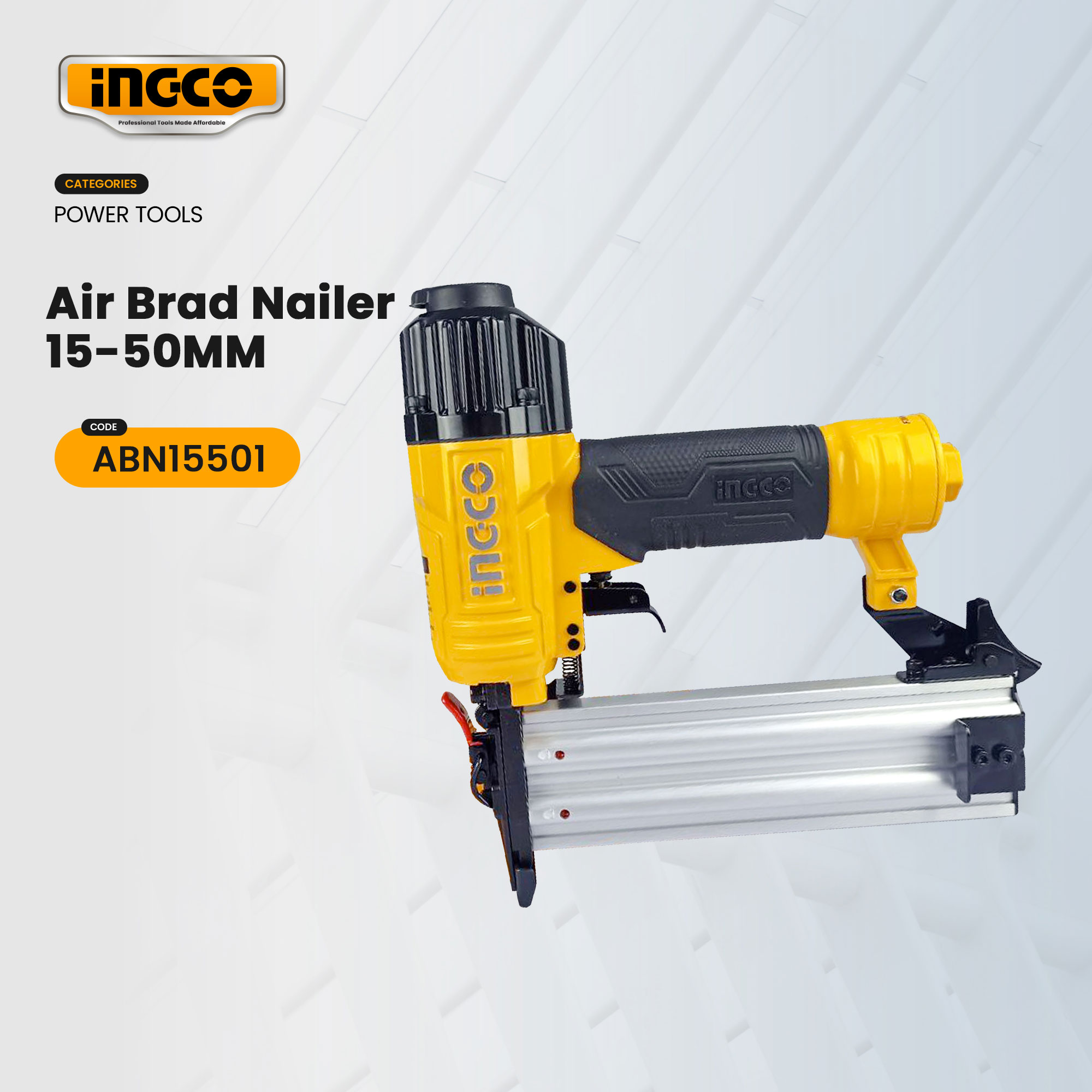 Ingco ACN50401 2 in 1 Combo Air Brad Nailer Gun Ga18 IHT | Lazada PH