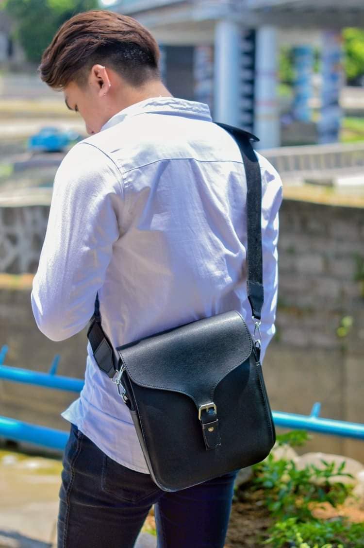 Jacketero EDC Leather F.A Bag | Lazada PH