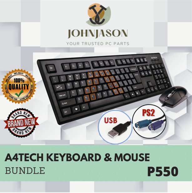 A4TECH KEYBOARD & MOUSE [BUNDLE] | Lazada PH