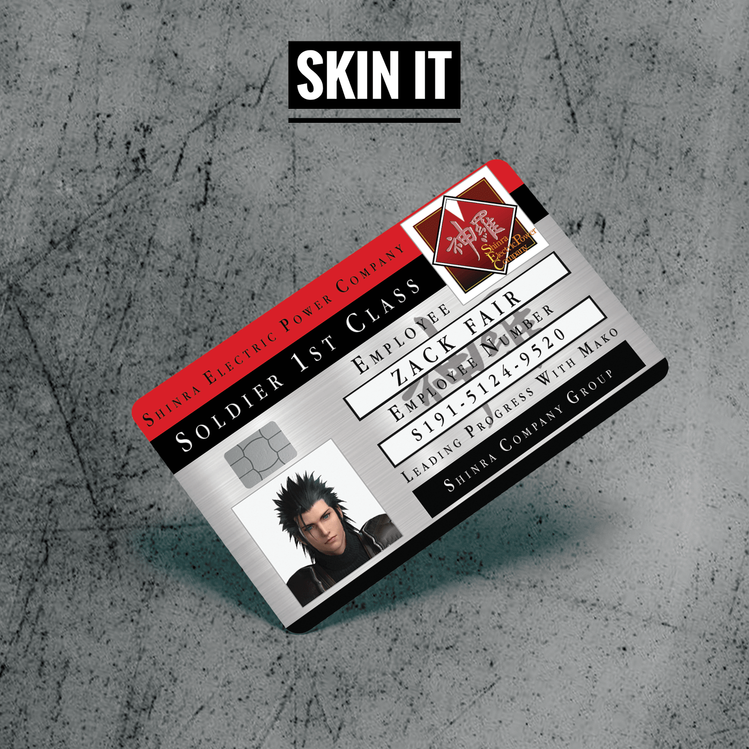 SKIN IT : FF7 Final Fantasy 7 Card Skins(Stickers For ATM or Beep Cards ...