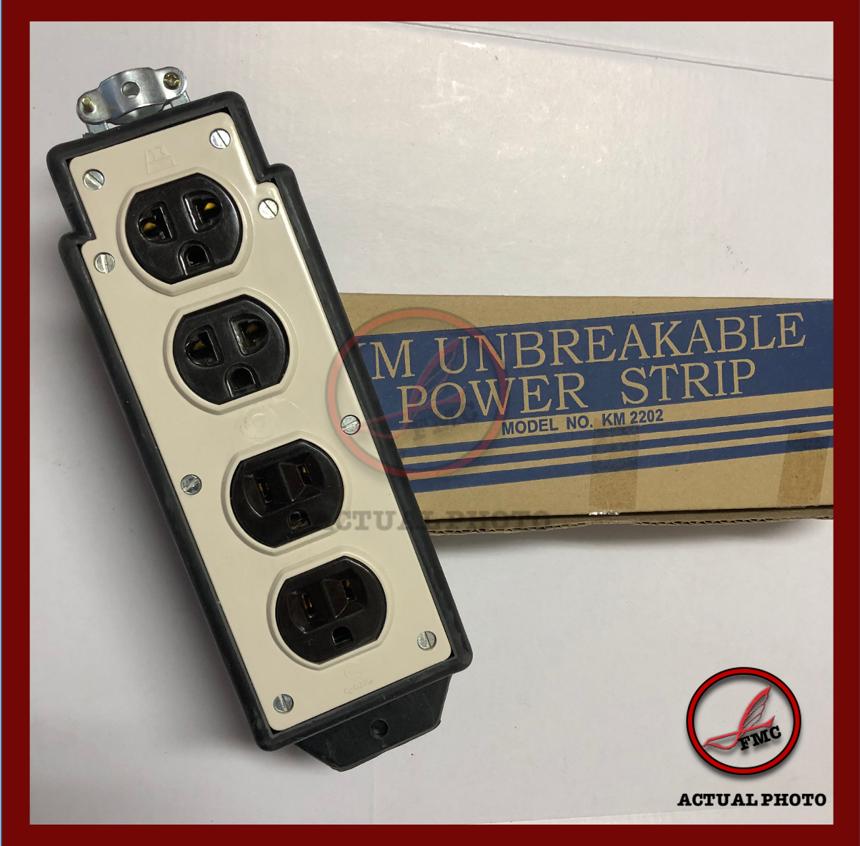 KOPEZ - Unbreakable Powerstrip KM2202 - Heavy Duty Outlet - Universal ...