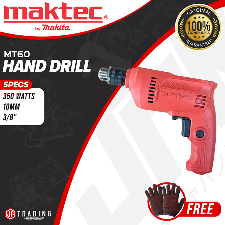 MAKTEC Hand Drill MT60 High Quality WITH FREEBIES ♦JF TRADING♦ | Lazada PH