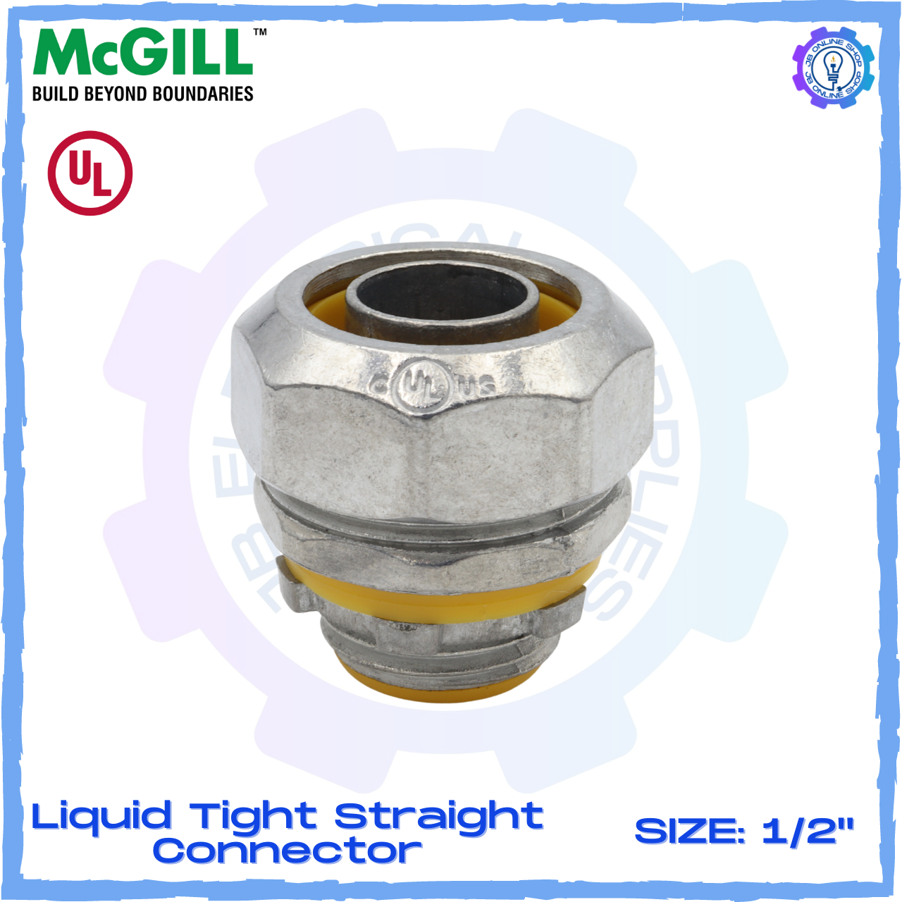 McGill Liquid Tight Straight Connector | Lazada PH