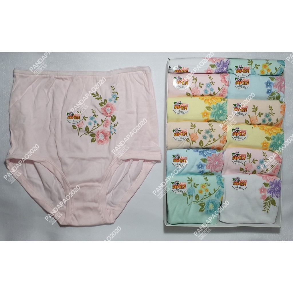 ♈ Original SOEN GP FULL PANTY for Women ASSORTED COLOR and DIGN only ...