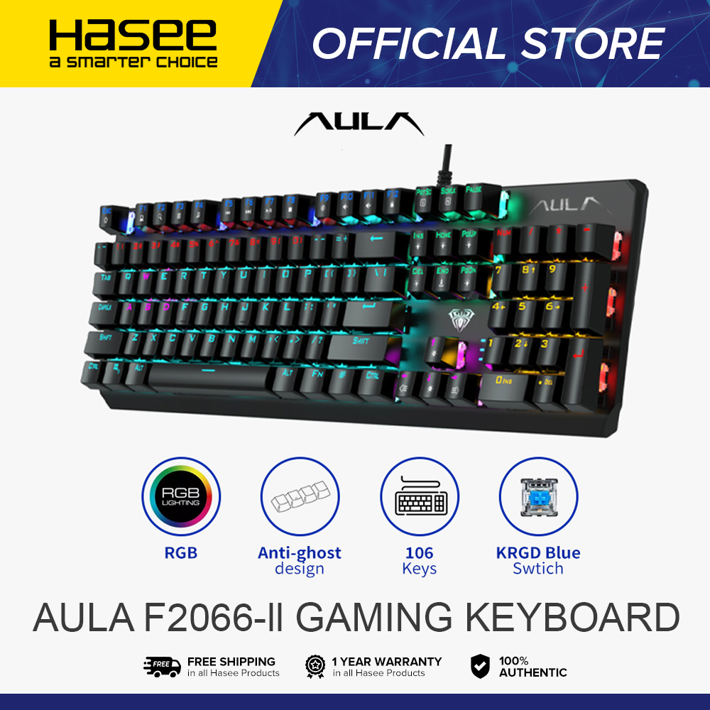 AULA F2066-II Wired Mechanical Gaming Keyboard | Lazada PH