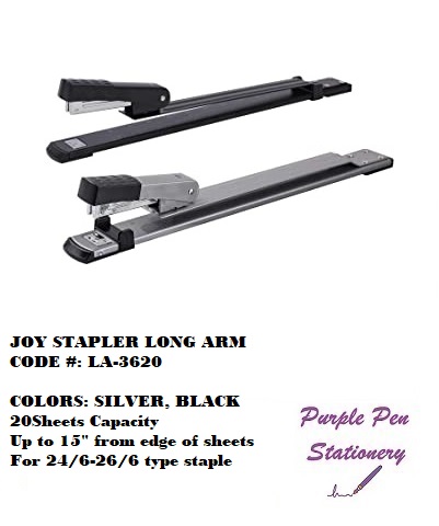 Stapler Long Arm Joy Heavy Duty LA-3620 | Lazada PH