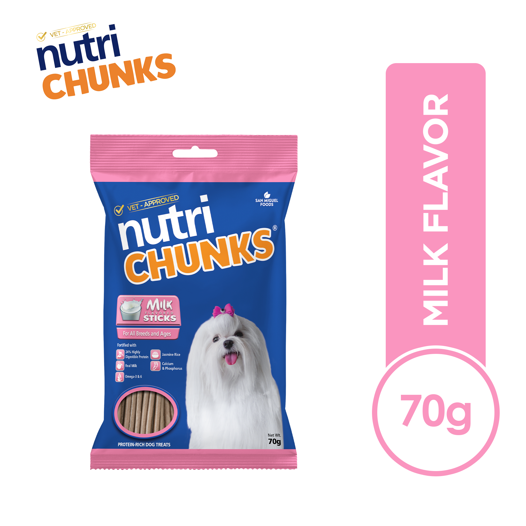 Nutri Chunks Milk Sticks 70g | Lazada PH
