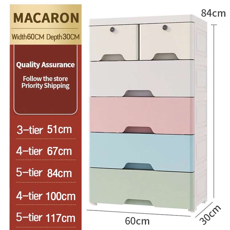 Drawer storage Cabinet drawer with lock Plastic cabinet clothes drawer ...