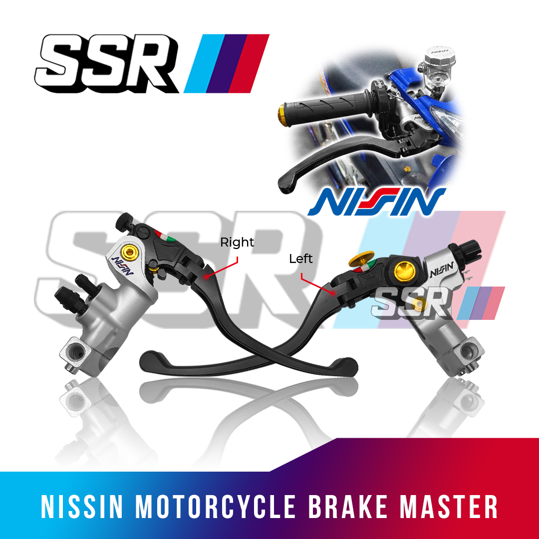Nissin Brake Master and Clutch Lever Set with Clear Tank and Mirror ...
