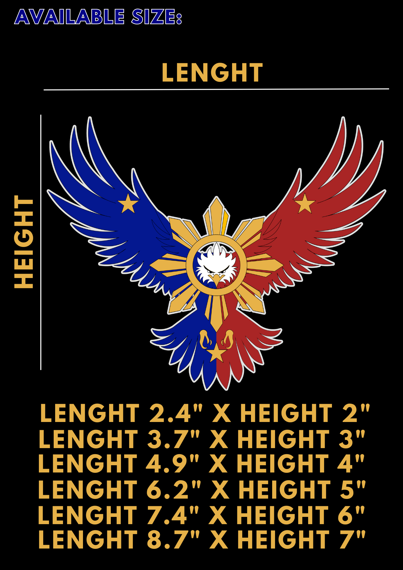 PREMIUM VINYL STICKER (ph eagle GS) | Lazada PH